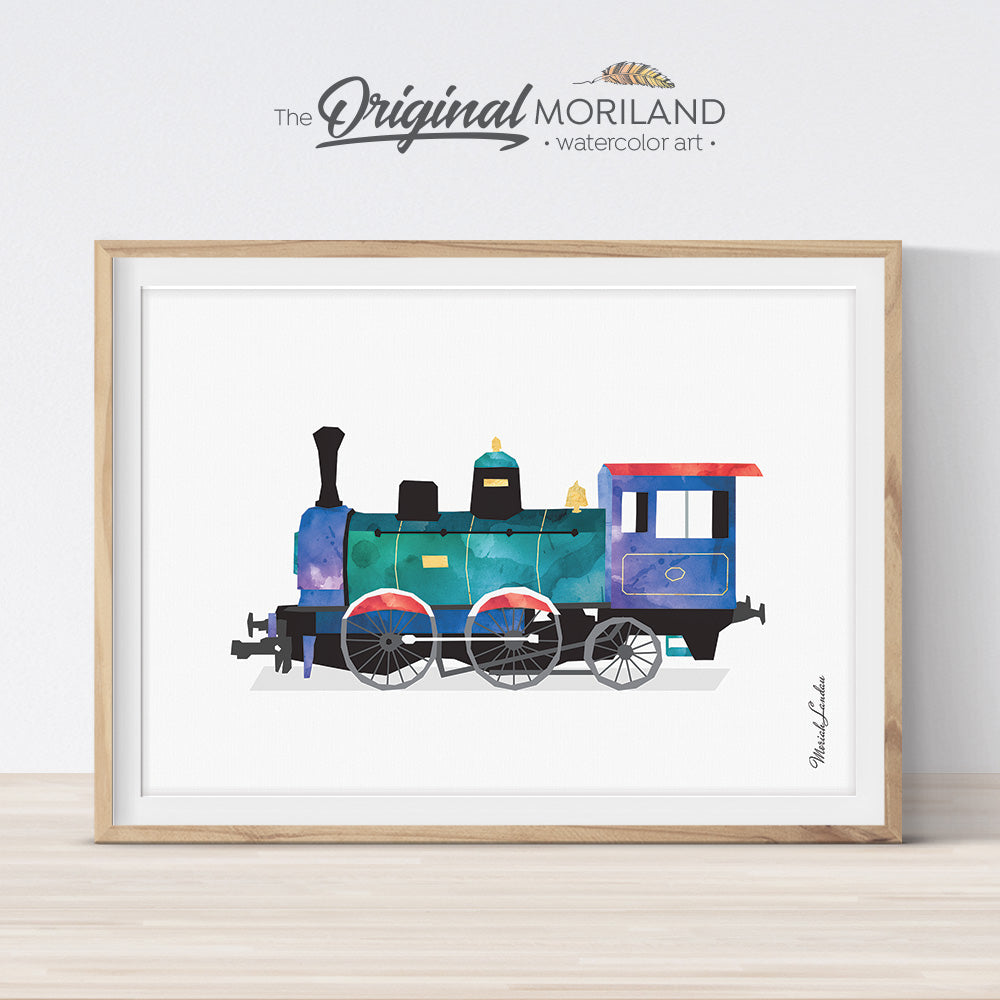 Old Train Print - Printable Art – MORILAND