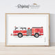 Fire Engine Print - Printable Art – MORILAND