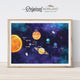 Solar System Outer Space Print | Horizontal - Printable Art – MORILAND