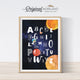 Space Alphabet Outer Space Print | Vertical - Printable Art – MORILAND