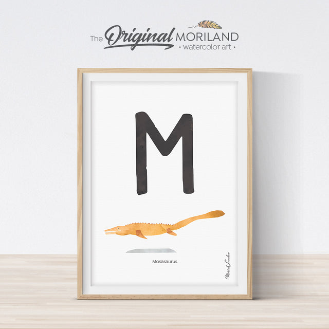 Dinosaur Alphabet | Letter M - Printable Art – MORILAND